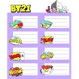 Grupo Erik Label Stickers BT21 - Coloured Sticky Labels, Gift Tags for ...