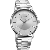 Sonata Aspire Quartz Analog White Dial Stainless Steel Strap Watch for ...