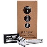 Parker Safety Razor, 91R Double Edge Safety Razor – Three-Piece ...