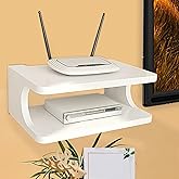 Dime Store Set top Box Stand | WiFi Router Holder Wooden Wall Shelves ...
