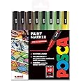 POSCA PC-3M Paint Marker Art Pens - 0.9-1.3mm – Earth Tones Set of 8 ...