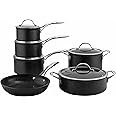 ProCook Professional Black Granite Induction Hob Pots & Pans Set Non ...