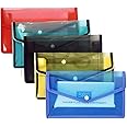SPOTINK Plastic Flexi Button Bag | Cheque Book Holder | Document Holder ...