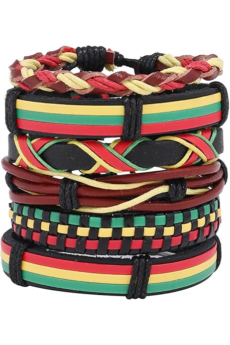 Armband In Rastafarben