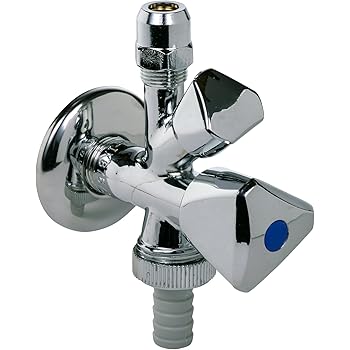 3-Eckventil Eckhahn Ventil 1/2 Zoll mit design Griff Kugelhahn ...