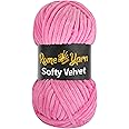 Rome Yarn Softy Velvet Wool 100 g - 120 m | Velvet Yarn Chunky Chenille ...