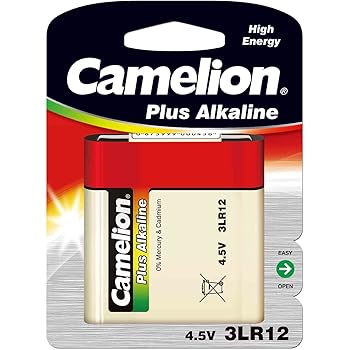 Varta Longlife Power 4.5V Alkaline Battery 3LR12 - Pack: Amazon.co.uk ...