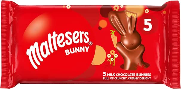 Maltesers MaltEaster Chocolate Bunny 5-pack 145g (Pack of 9): Amazon.co ...
