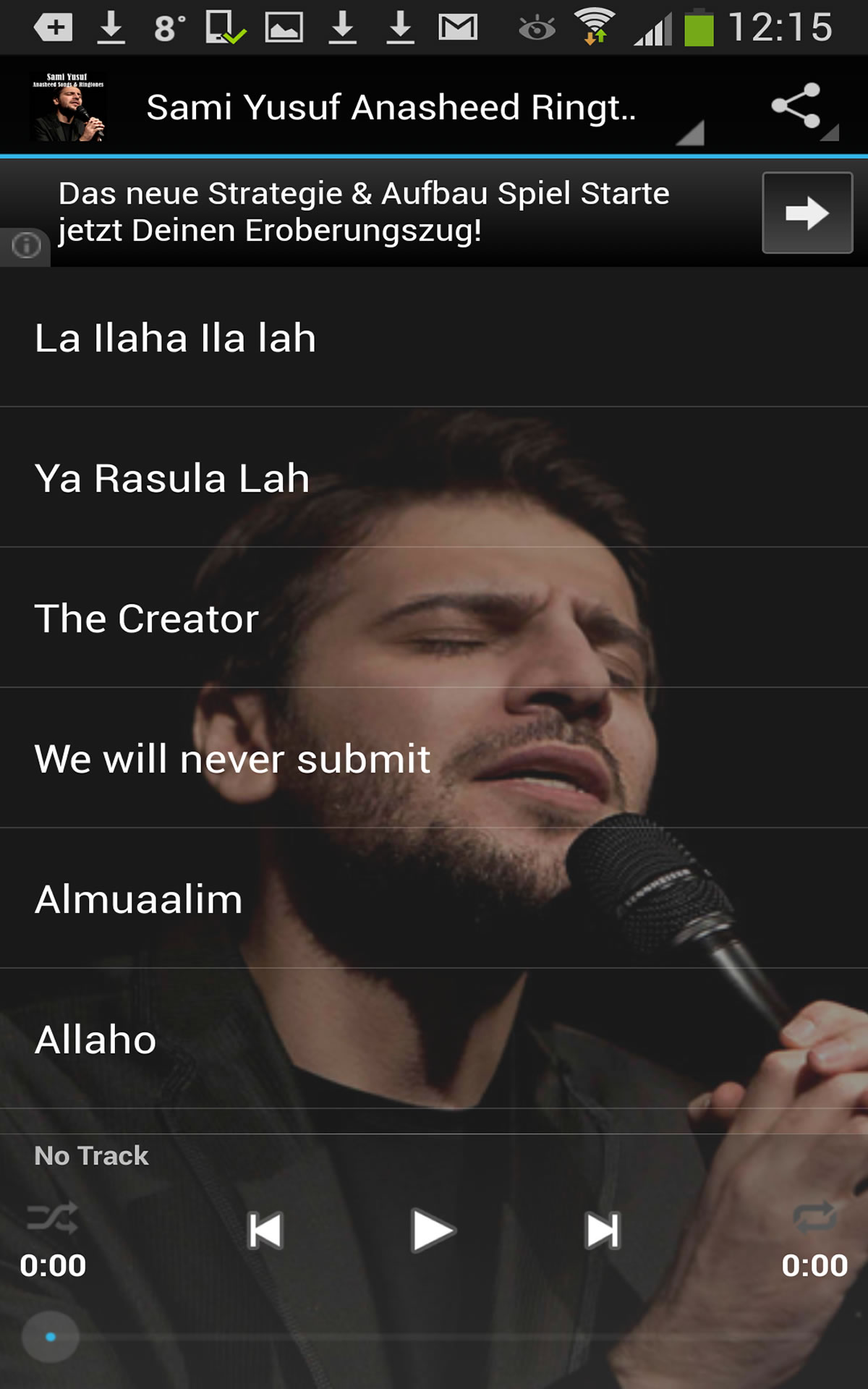 Sami Yusuf Anasheed Songs & Ringtones: Amazon.co.uk: Appstore for Android