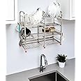 AMOL® Stainless Steel Dish Rack & Kitchen Organizer | Wall-Mount/Table ...