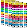 YOUOK Alphabet Index Stickers Labels, A-Z Tab Dividers for 3 Ring ...