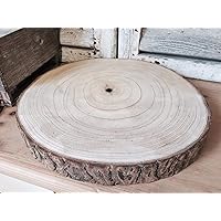 Extra Large/Large Natural Wood Log Slice Tree Bark Wedding Table ...