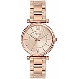 Buy Fossil Jacqueline Analog Rose Gold Dial and Band Women's Stainless Steel Watch-ES3546 at ...