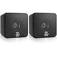 Pyle Home PCB4BK 200W 4 inch Mini Cube Bookshelf Speaker - Black ...