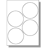 Label Planet® 6 Per Page/Sheet, 5 Sheets (30 Round Sticky Labels ...