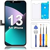 for iPhone 13 Screen Replacement Kit - Full HD LCD 6.1'' Display and 3D ...
