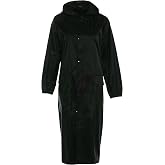 Mens Womens Long Waterproof Trenchcoat Cagoule Raincoat Kagool Kag Mac ...