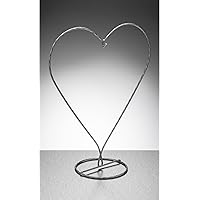 Silver Heart Shaped Display Stand : Amazon.co.uk: Home & Kitchen