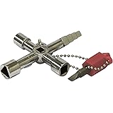 Budget Key T Bar Key Lock Tapered Square Drive Key 6.5mm Square by ...