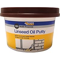 Everbuild MPPB05 101 Multi-Purpose Linseed Oil Putty, Brown, 500 g ...