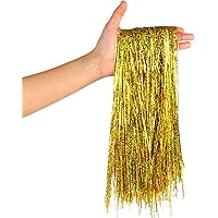 3 Packs Metallic Foil Fringe Garland Silver Wall Hanging Tinsel Fringe ...