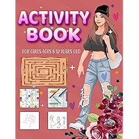 Fashion Activity Book For Girls: Ages 7-12 | Includes Fashion Templates ...