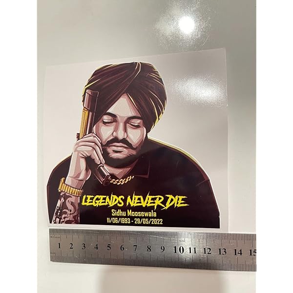 SIDHU MOOSEWALA Sticker Posters (3 Sizes) Pack Of THE, 49% OFF