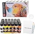 Acrylic Paint Set - 24 Colors, 59ml Tubes Artist Quality oil Acrylic ...