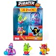 PIRATIX Shark Treasure Series –Captain Pack Goldstar.Includes 4 Piratix ...
