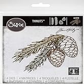 Sizzix Set di fustelle Thinlits 663095, stelle vorticose di Tim Holtz, confezione da 9 ...