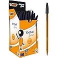 Bic Cristal Original Fine Ball Pens, Fine Point (0.8 mm), Blue, Box of 50 - Smudge-Free, Every ...