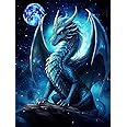 AMBATTERY Latch Hook Rug Kit fantasy starry sky dragon Large Latch Hook ...