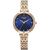 Titan Raga Showstopper Quartz Analog Mother of Pearl Dial Metal Strap ...