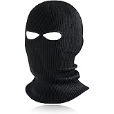 JYTDBCS Ski Mask Full Face Cover 2 Hole Winter Knitted Balaclava for ...