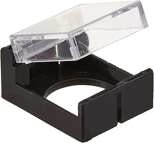 Black Clear Plastic Push Button Switch Guard Protector: Amazon.co.uk ...