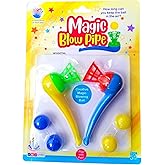 Ratna's Magic Blow Pipe Set of 2 Floating Ball Creative Magic Blowing ...