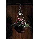 Taylor & Brown Solar Powered Hanging Led Basket Lights Flower Planter ...