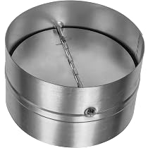 Spring Loaded Vent Shutter 6 Inch Backdraft Damper - HVAC Vent Duct ...