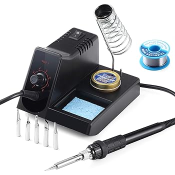 URCERI 26 en 1 Fer à Souder Kit Electrique 60W Kit de Soudage Fer à Souder 6PCS Embouts ...