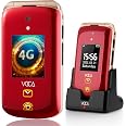 VOCA Big Button Flip Phone for Elderly | Dual Screen | Unlocked 4G LTE ...