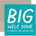 Old English Co. Big Well Done Driving Test Card for Him or Her ...