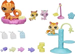 Littlest Pet Shop Magic Motion Baby Kitty Playtime Playset : Amazon.co ...