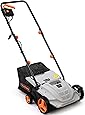 VonHaus 2 in 1 Lawn Scarifier – 1500W Electric Garden Lawn Rake with 4 ...