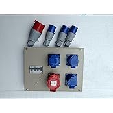 Industrial Plug & Socket Panel 63 A Three Phase - 1 Nos 63 A Four Pole ...