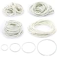 White Elastic Bands Heavy Duty 200Pcs Thick Rubber Bands 2.5/4/5/7CM ...
