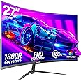 Gawfolk Monitor Gaming 144hz 27 Pulgadas Curvo, Monitor PC 165Hz Full ...