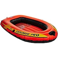 Intex Explorer K2 Yellow 2 Person Inflatable Kayak with Aluminum Oars ...