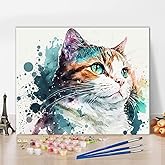 TISHIRON DIY Malen nach Zahlen Erwachsene Tiere Erwachsene Malen nach Zahlen Kits auf Leinwand ...