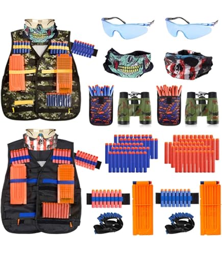 Nerf Rivals YScare 2 Pack Tactical Mask Compatible With Nerf Rival ...