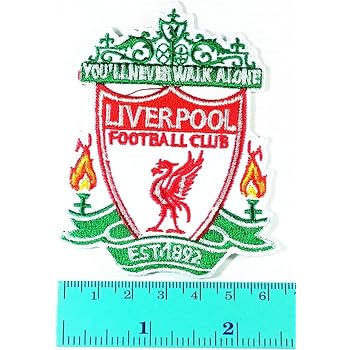 Sew-on Iron-on Embroidered Patch Liverpool Red Liverbird (Liver Bird ...